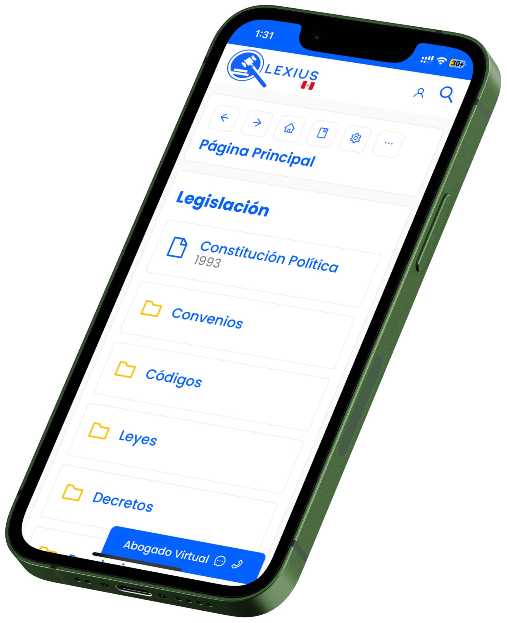 LEXIUS Perú - Software Jurídico con IA
